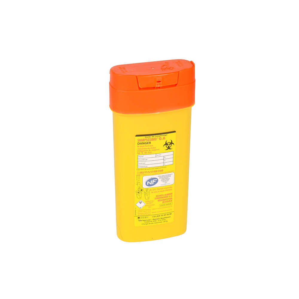 Sharpsguard Contenance 0 6 L Par 48 Edec France Sharpsguard Contenance 0 6 L Par 48 Edec France